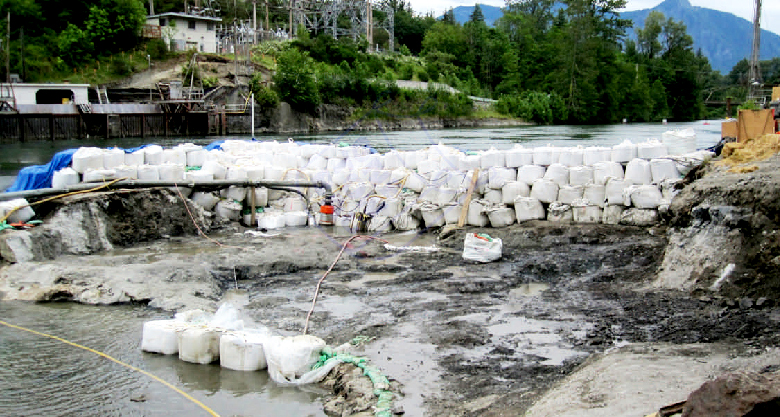 Cofferdams - one ton bag